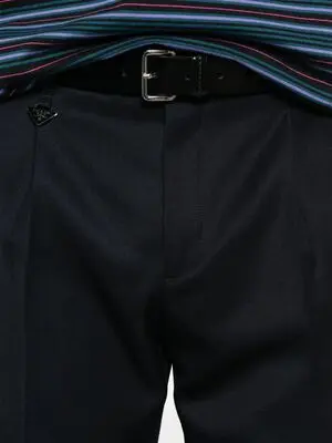 Prada Tapered Leg Wool Trousers