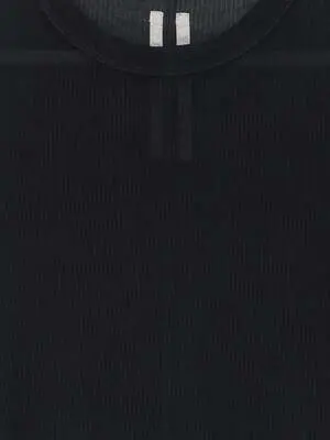 Rick Owens Viscose And Silk Blend T-shirt