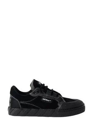Off-White 779 Vulcanized Leather Sneakers - Black