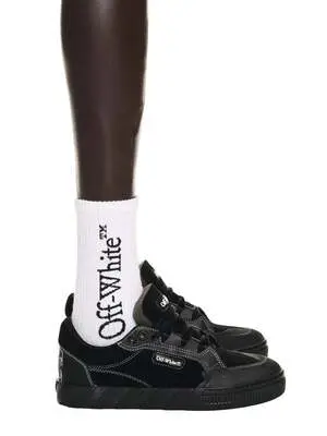 Off-White Vulcanized Leather Sneakers