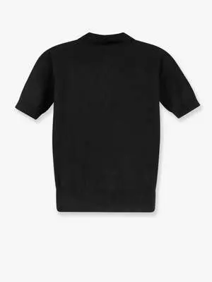 Max Mara Cotton, Silk, And Cashmere Polo Shirt - Multicolor