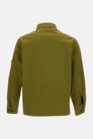 C.P. COMPANY Organic Gabardine Zip-up Overshirt