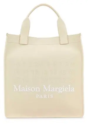 MAISON MARGIELA Ivory Canvas Shopping Bag - White