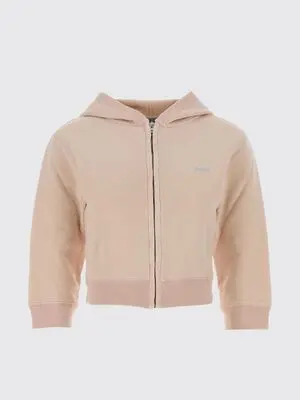 Prada Cropped Cotton Hoodie - Pink