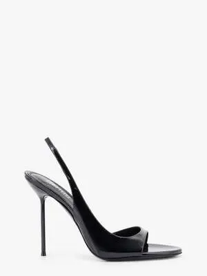 Paris Texas Lidia Patent Leather Sandals - Black