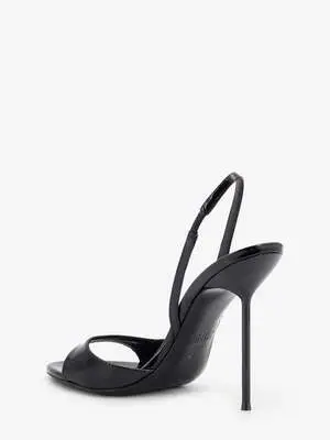 Paris Texas Lidia Patent Leather Sandals - Black