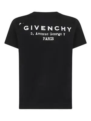 Givenchy Back Print Regular Fit Cotton T-shirt