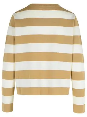 Max Mara Viterbo' Sand Virgin Wool Sweater