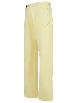 JW Anderson Cotton Workwear Pants With Twisted Leg