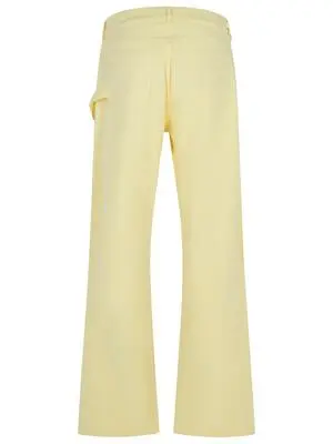 JW Anderson Cotton Workwear Pants With Twisted Leg