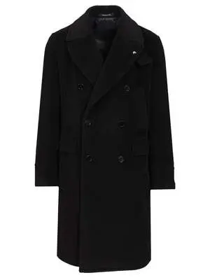 Tagliatore Double-breasted Wool Coat - Blue