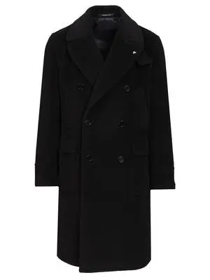 Tagliatore Double-breasted Wool Coat - Blue