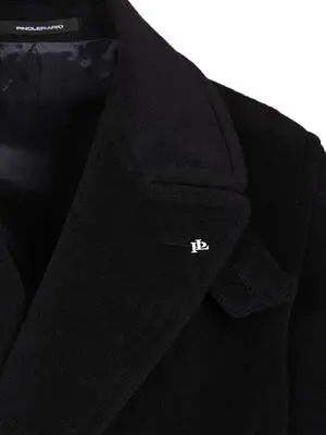 Tagliatore Double-breasted Wool Coat - Blue