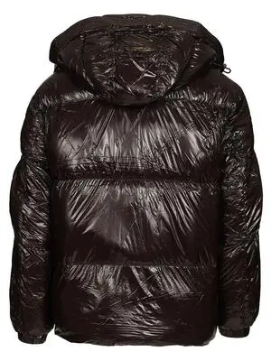 DIESEL® Quilted Taslan Down Jacket With Viraloff® Treatment - Black
