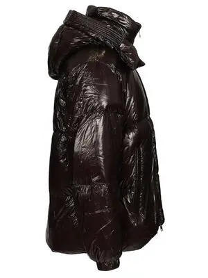 DIESEL® Quilted Taslan Down Jacket With Viraloff® Treatment - Black