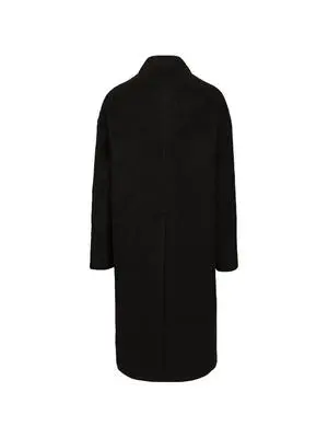 Rick Owens Brad Alpaca And Wool Blend Coat - Black