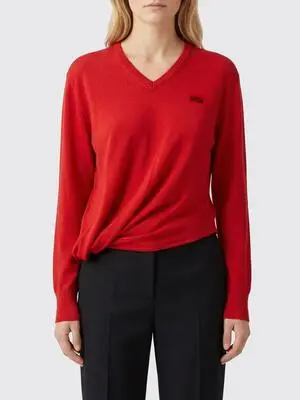 Loewe Draped Wool Blend Sweater - Red