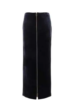 Fendi Midnight Velvet Skirt