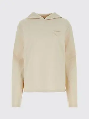 Prada Cotton Hoodie - Cream