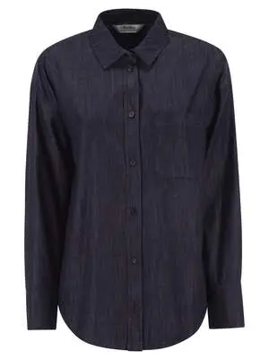 Max Mara Lightweight Denim Shirt - Multicolor