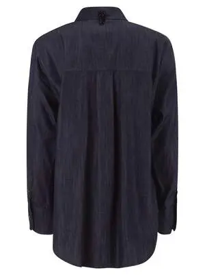 Max Mara Lightweight Denim Shirt - Multicolor