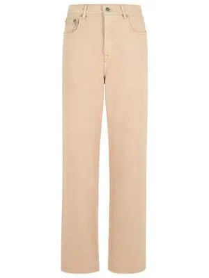 Golden Goose Contrast Stitching Jeans For Women