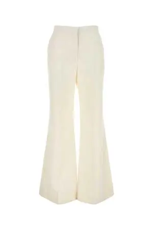 Givenchy Linen Wide-leg Pant - White