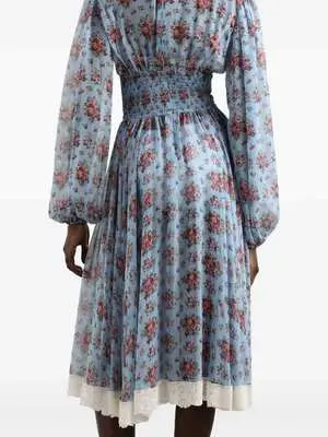 Dolce & Gabbana Floral Silk Dress