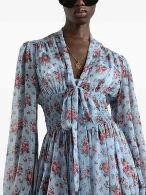 Dolce & Gabbana Floral Silk Dress
