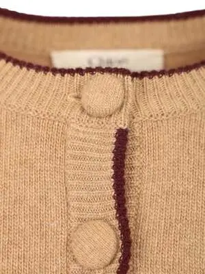 Chloé Fitted Cardigan With Logo