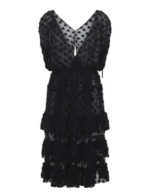 Dries Van Noten Elegant Cotton Dress By - Black