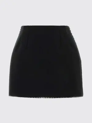Prada Polyester Blend Mini Skirt - Black