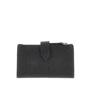 MAISON MARGIELA Grain Leather Bi-fold Cardholder - Black