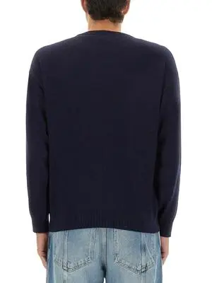 Moschino Wool And Cashmere Pullover - Blue