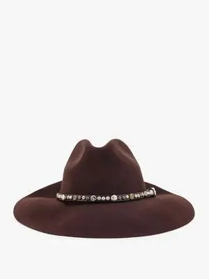 GOLDEN GOOSE Golden Fedora Hat - Multicolor