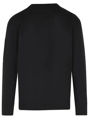 C.P. COMPANY Wool Blend Sweater - Black