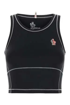 Moncler Stretch Nylon Top - Black