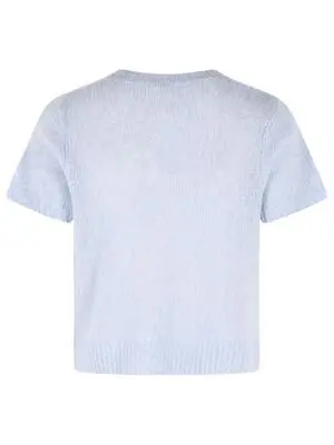 LISA YANG Siona' Sweater In Cashmere And Light Silk - Blue