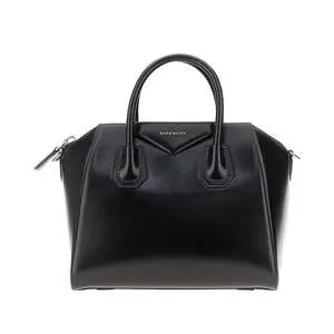 Givenchy Leather Small 'antigona' Bag - Black