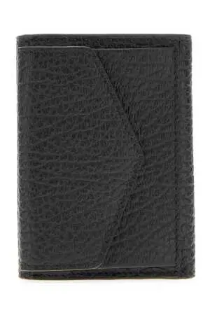 MAISON MARGIELA Leather Four Stitches Wallet - Black