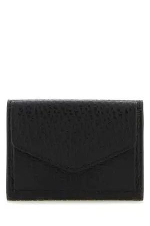 MAISON MARGIELA Leather Four Stitches Wallet - Black