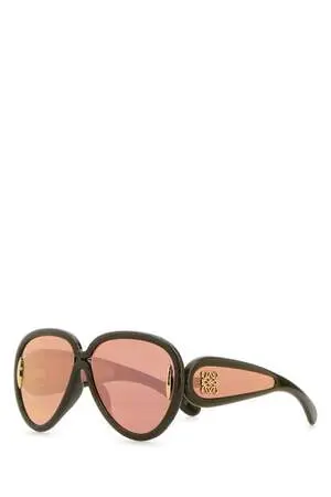 Loewe Loewe Unisex Army Green Acetate Sunglasses Green