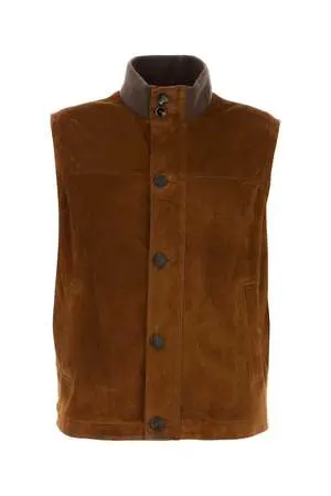 Brioni Suede Jacket - Brown