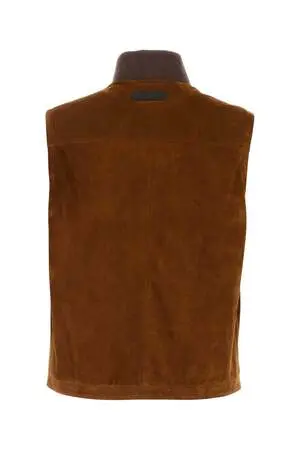 Brioni Suede Jacket - Brown