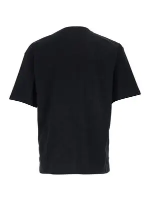 Valentino Garavani T-shirt With Logo Print On The Front And Dropped Shoulders In Cotton For