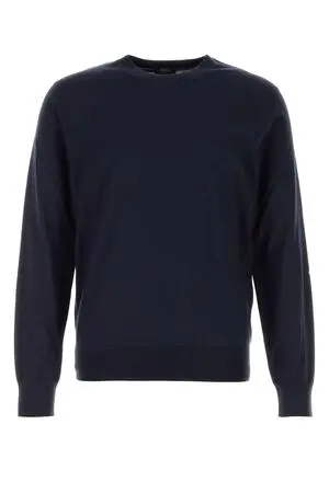Brioni Cashmere Blend Sweater - Blue