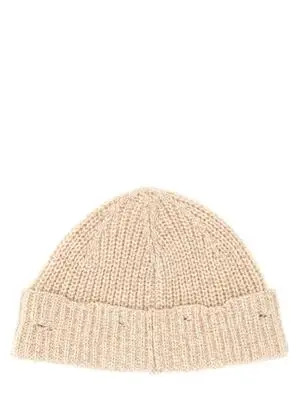 Marni Beanie Hat With Mending Embroidery