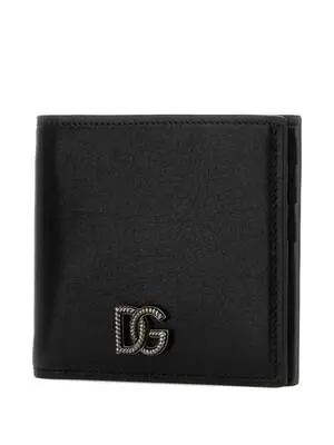 Dolce & Gabbana Tempesta Wallet With Appliqu - Black