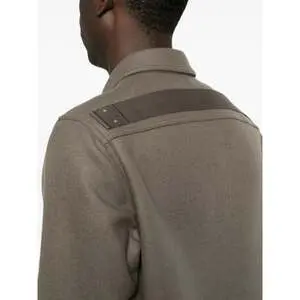 Rick Owens Grey Jackets Shirt Jackets