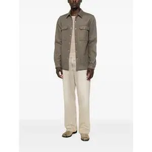 Rick Owens Grey Jackets Shirt Jackets
